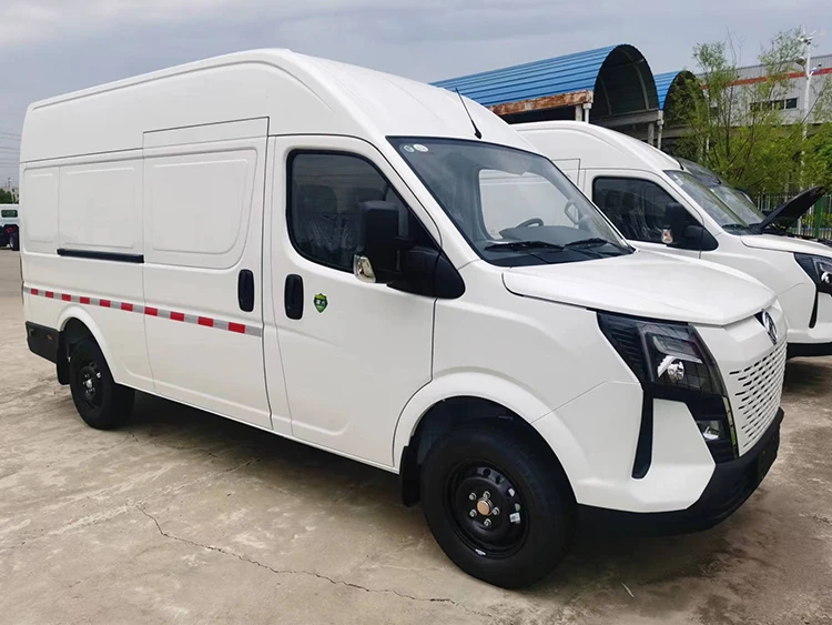 Electric 3 Seats Cargo Logistic Box Van With 77.28kwh Catl Battery ...