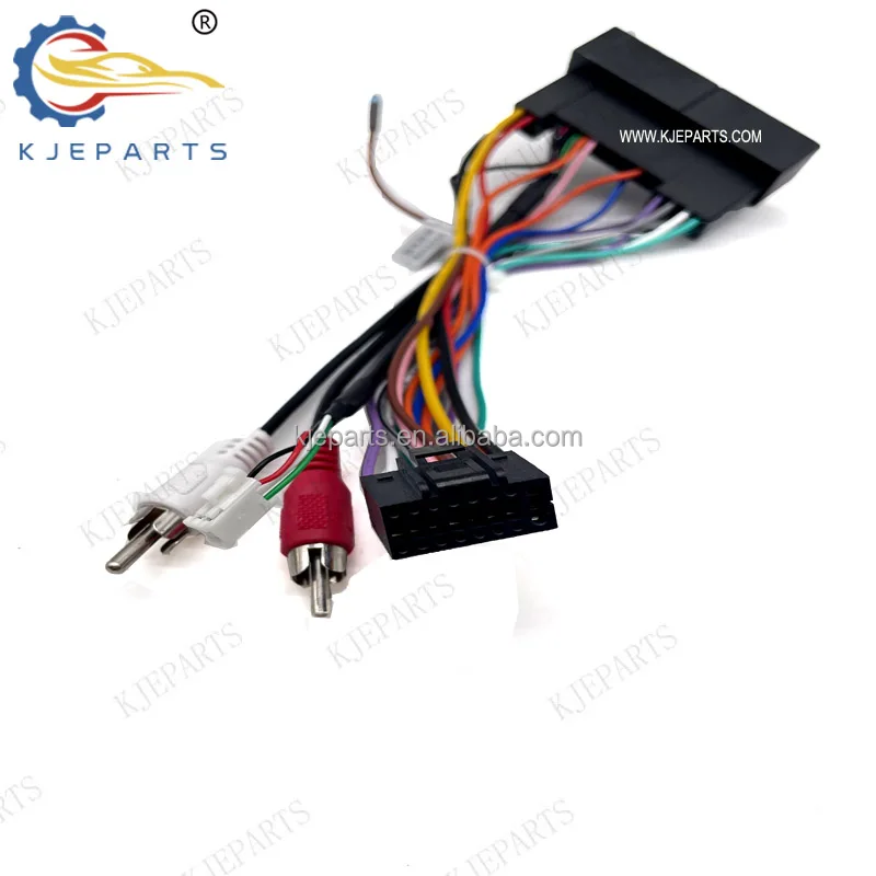 Car Android Player 24pin Adapter Wiring Harness Automobile Cable Set ...