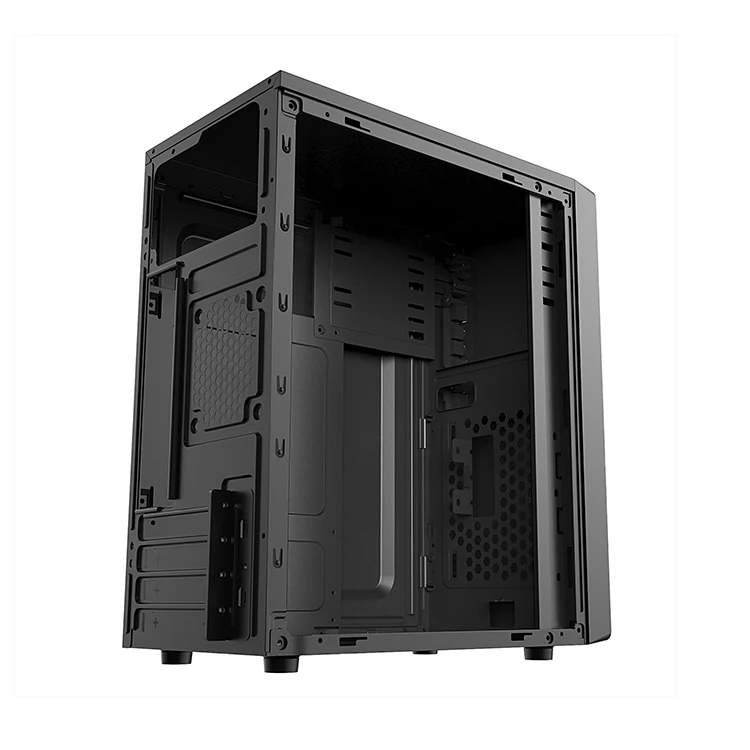 Micro ATX PC Case with Mesh Panel - Ideal for Office & Gaming