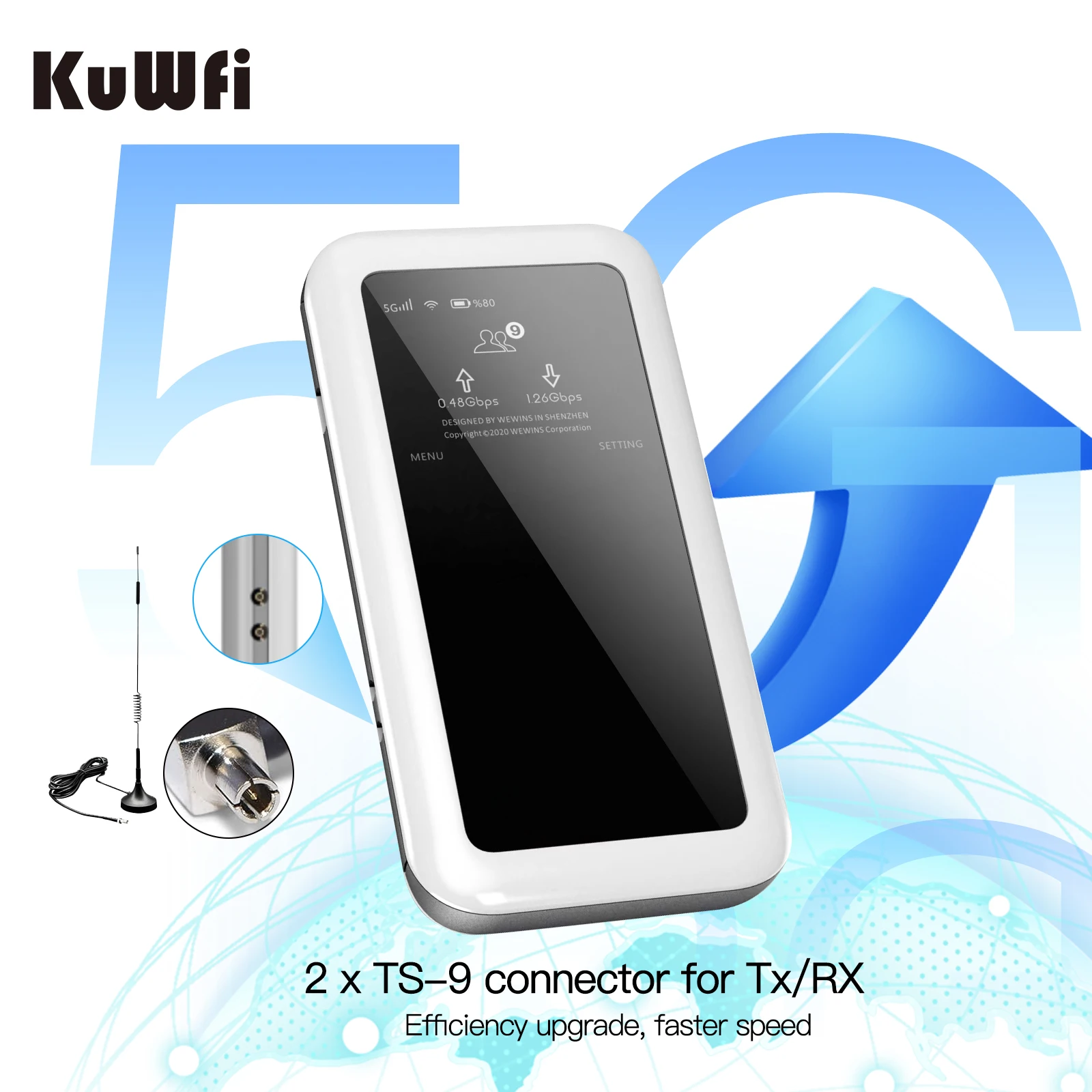 5G LTE Wireless Router - Perfect for Traveling & Multi-service
