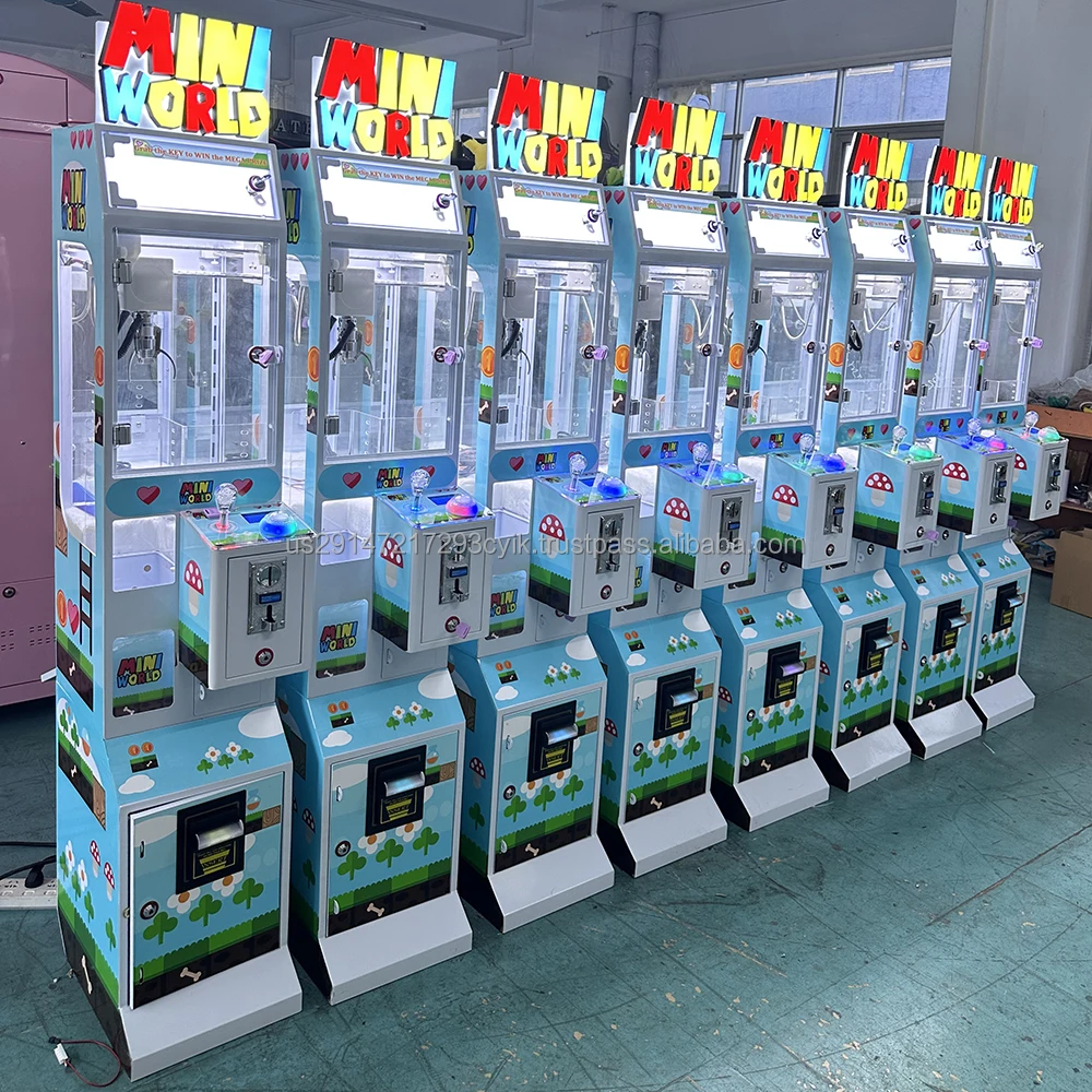 Japanese Coin Operated Arcade Mini Claw Machine Plush Toy Vending Machine