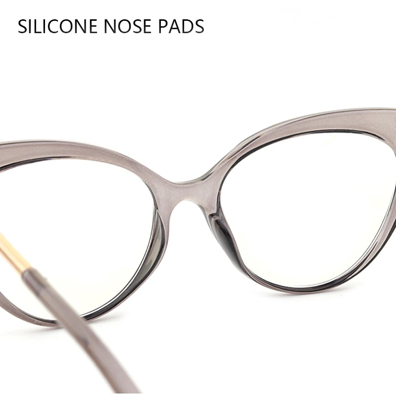 93308 Cat Eye Computer Photochromic Glasses Optical Frame Retro ...
