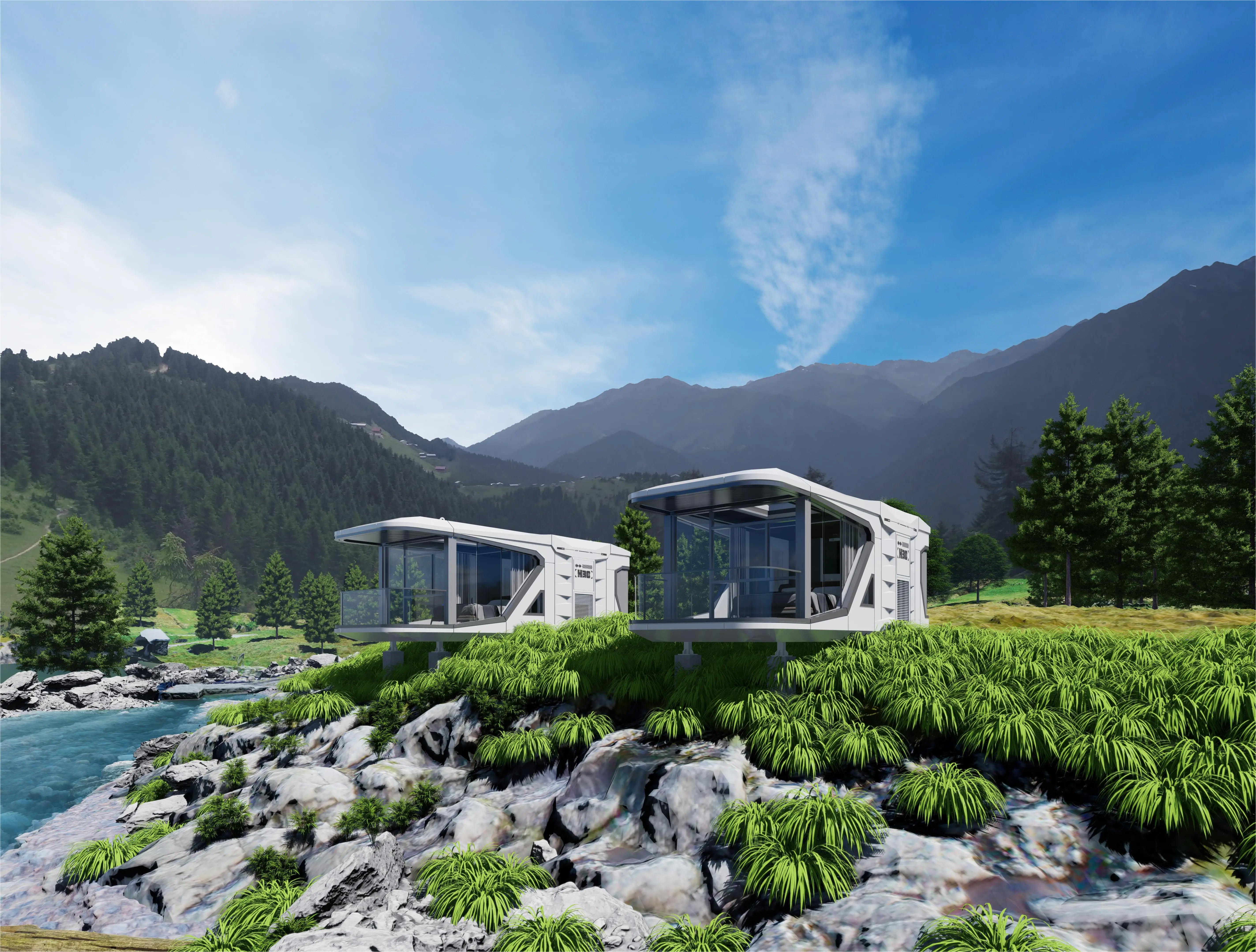 High Quality Luxury Homes Prefabricated Capsule Hoouse E7 Capsule House ...