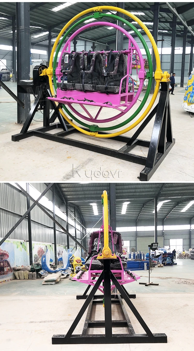 Amusement Orbitron Ride - 6 Seat 360 Degree Rotating Games