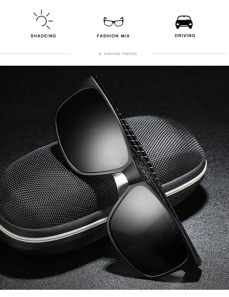 Mejores 2052 Flat Top Oval Shades Fashion Polarized Sunglasses Uv400 ...