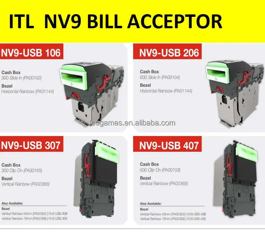 Jamaica Nv200 Pog Bill Acceptor Note Money Nv200 Bill Acceptor For Sale ...