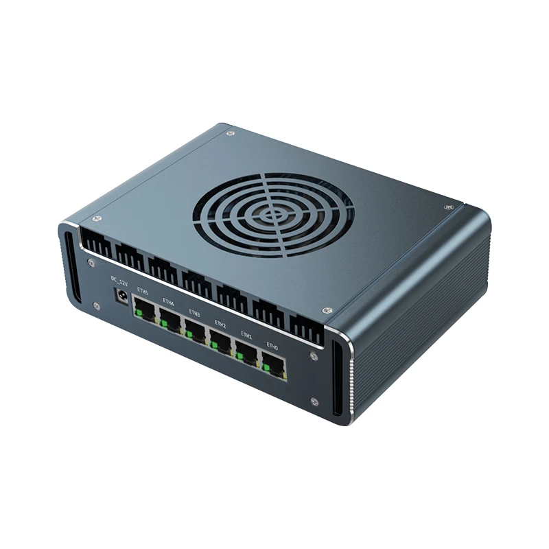 N100 DDR5 Mini PC - 12th Gen Intel, 6 LAN Nics, Linux Server