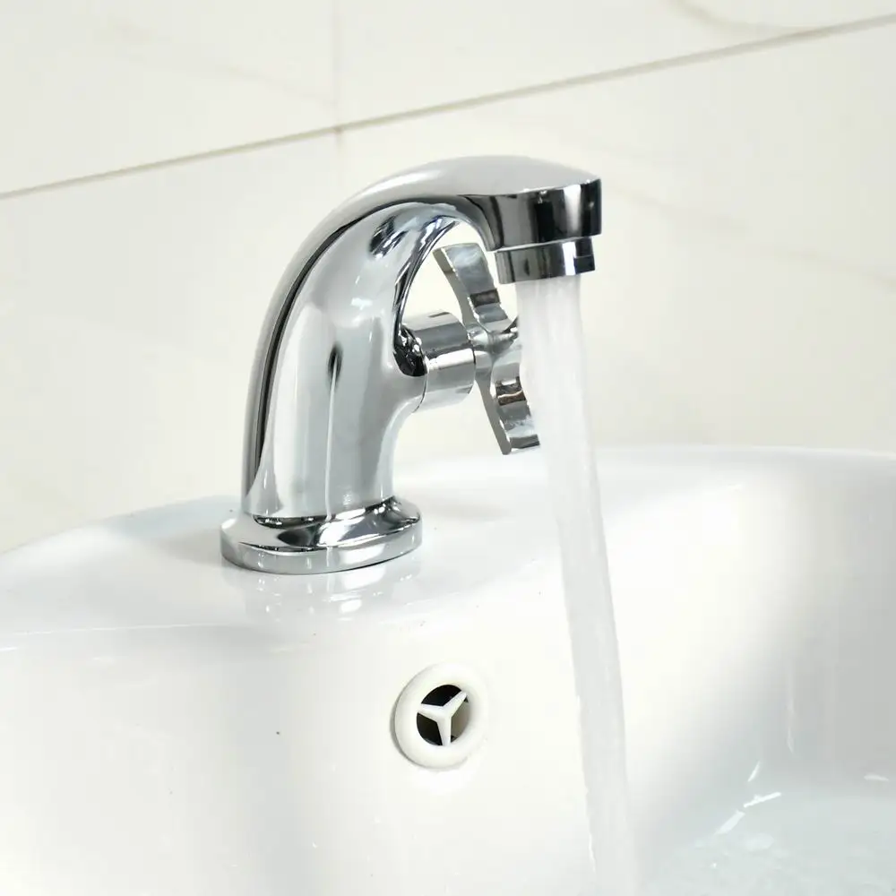 Hospital Long Handle Basin Faucet Single Lever Cold Water Medical ...