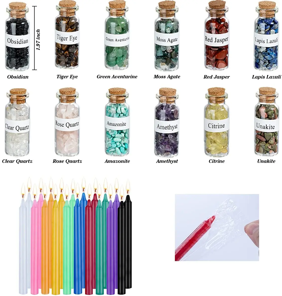 Beginner's Witchcraft Kit - Customize with Crystal & Herbs