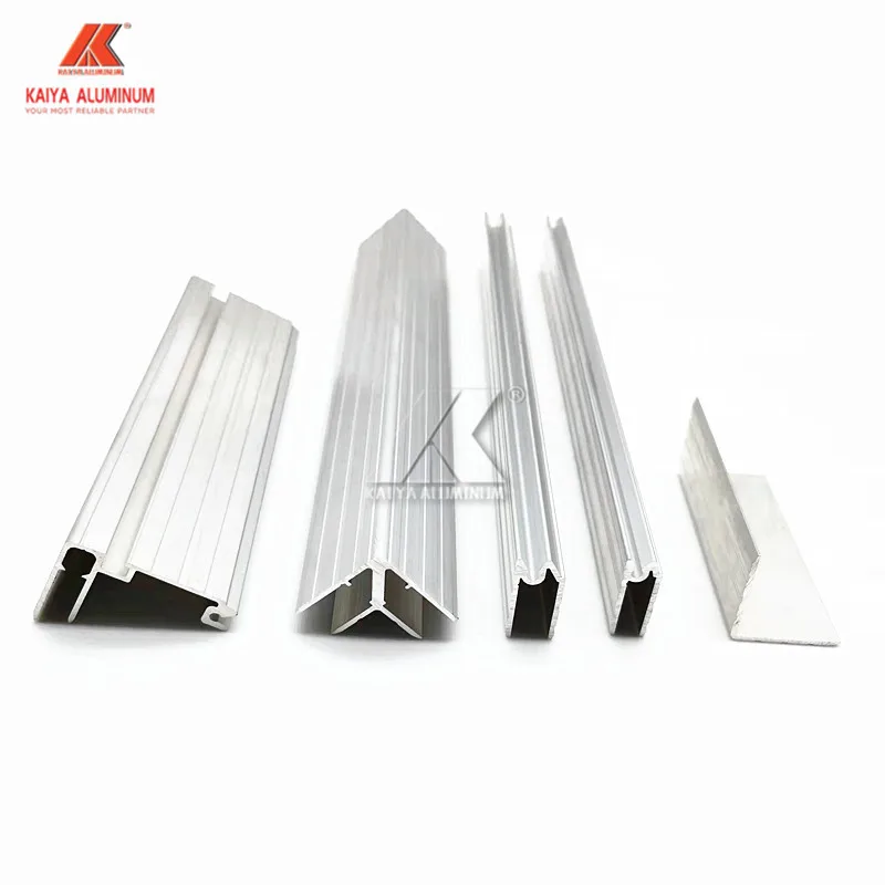 1 Inch Un-punched Anodized Silver L Angle Aluminum Extrusion Profile ...