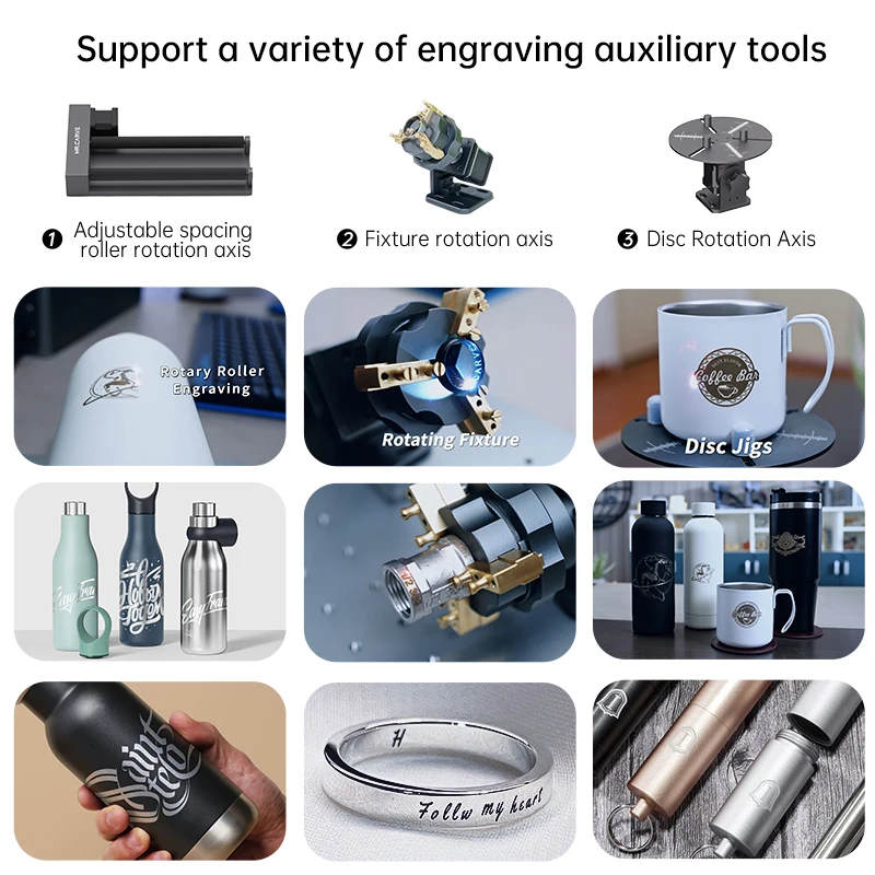 Mobile App Operation Mr Carve C2S 20W Fiber Laser Engraving Machine