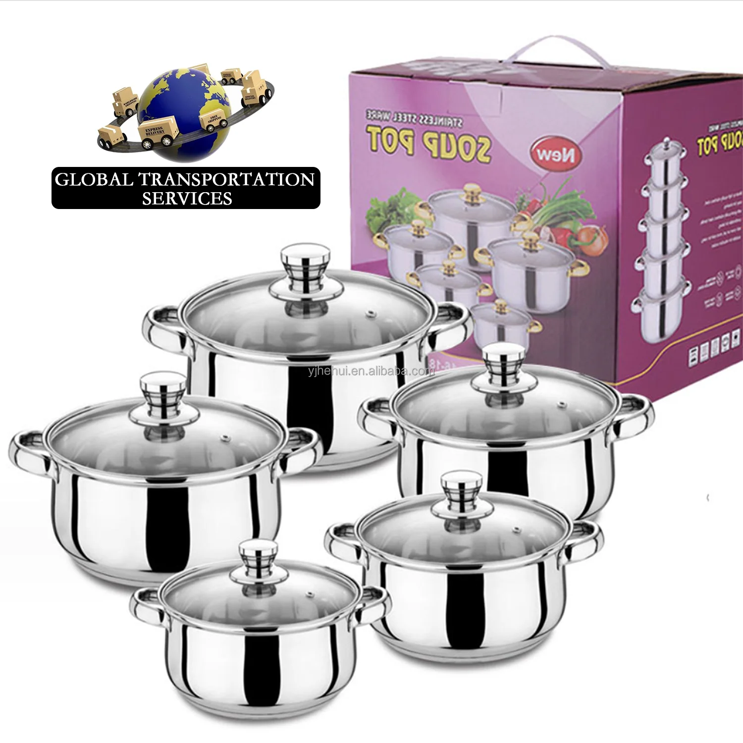 Wholesale Stainless Steel Cookware Sets for Home & Restaurant