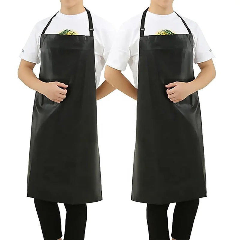 Custom Pvc Waterproof Aprons Reusable Industrial Washable Plastic ...