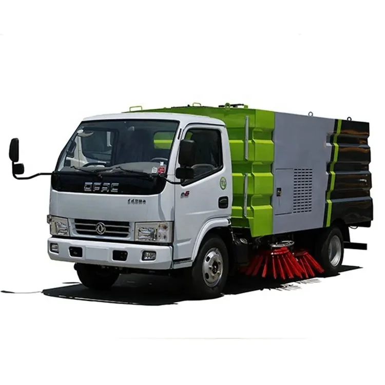 Dongfeng 5m3 Vacuum Road Sweeper Truck 4x2 Sweeper Cleaning Truck For ...
