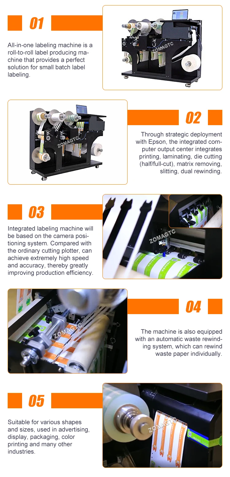 Digital Self Adhesive Roll Paper Label Printing Label Sticker Color ...