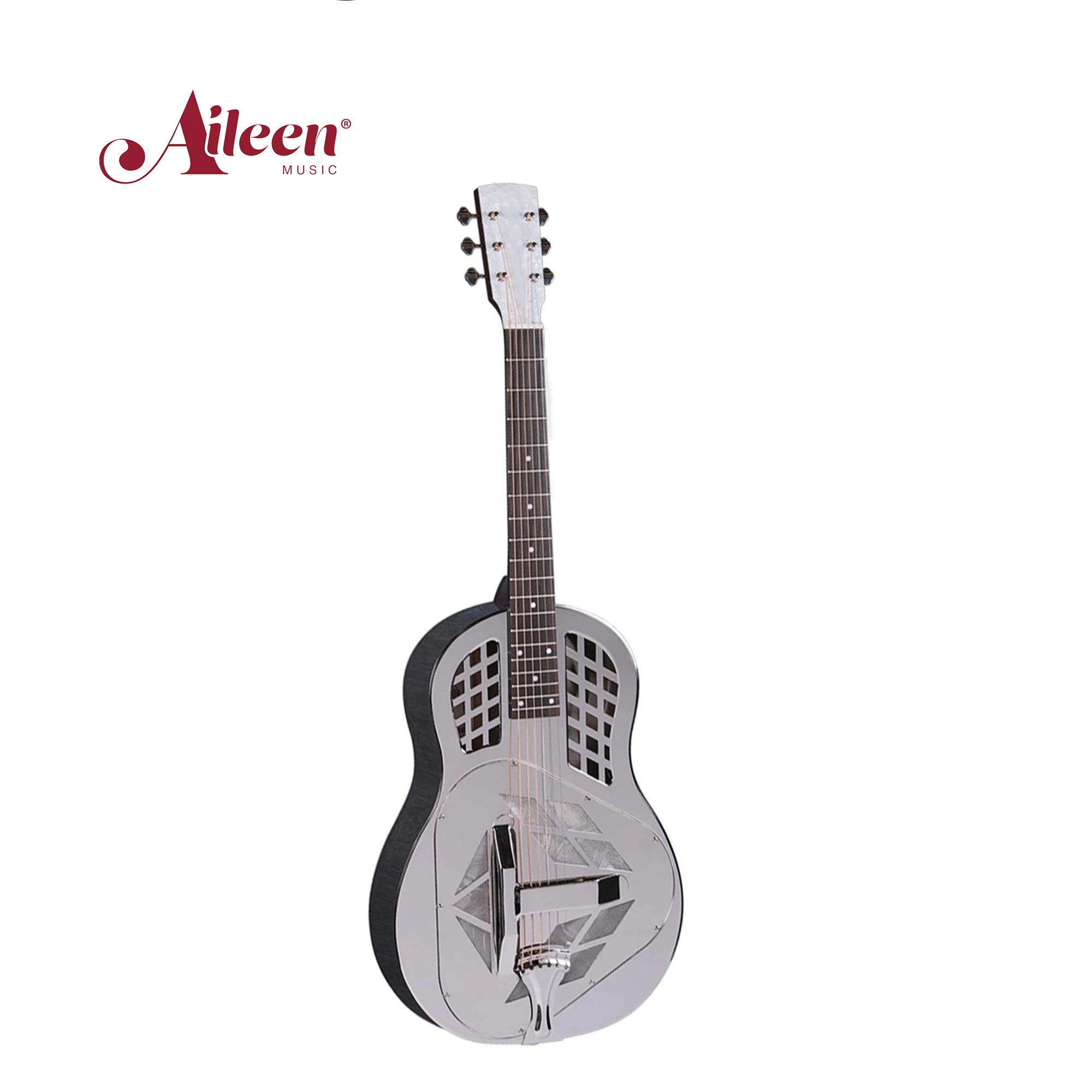 Metal with Engraving Acoustic Guitar Made in China (RGS103)