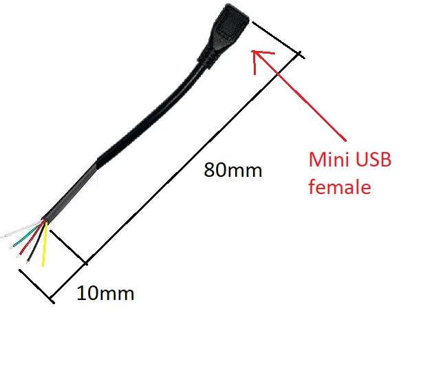 Mini USB 5Pin Female| Alibaba.com