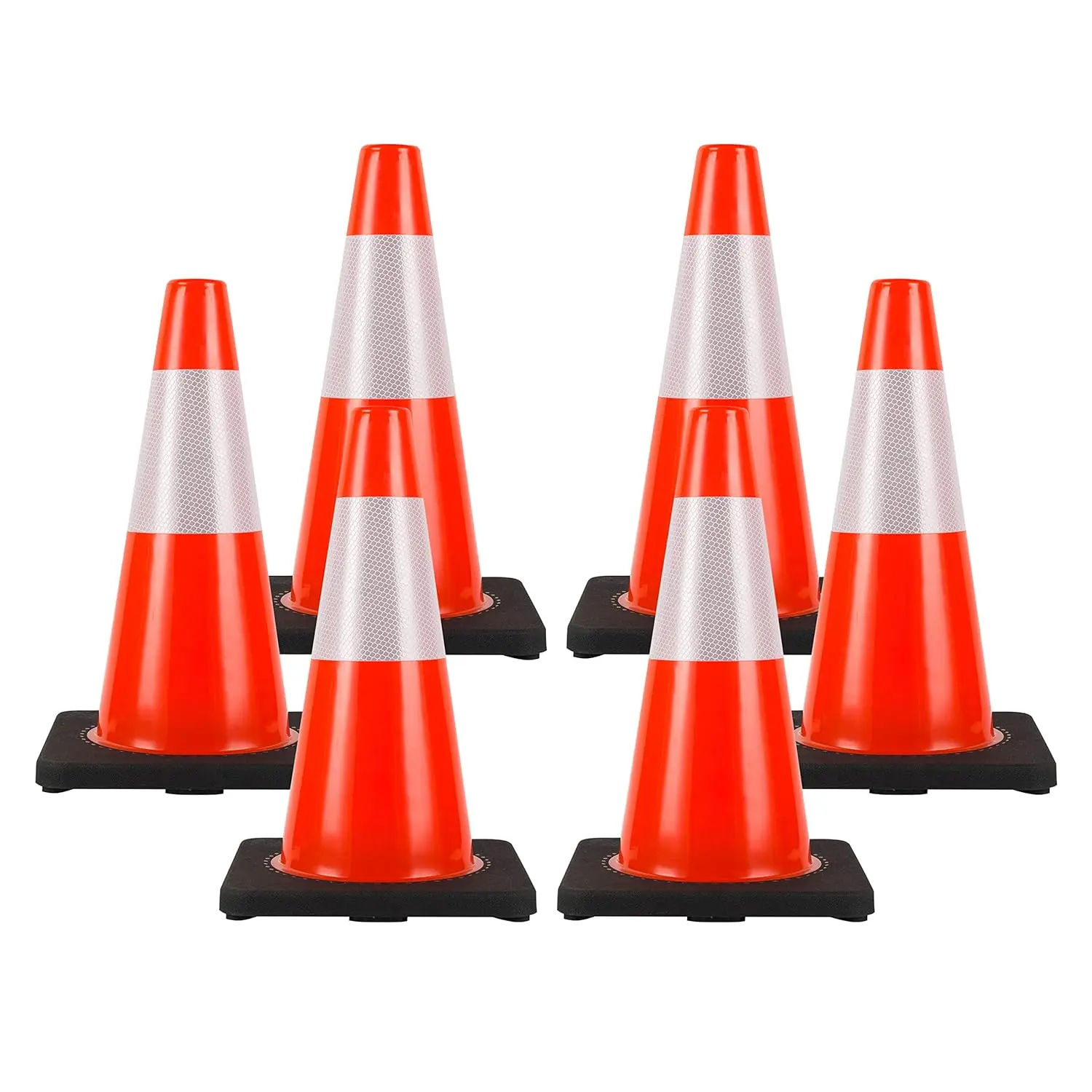 Benc Customized 18" Heavy-duty Traffic Safety Cone With Reflective ...