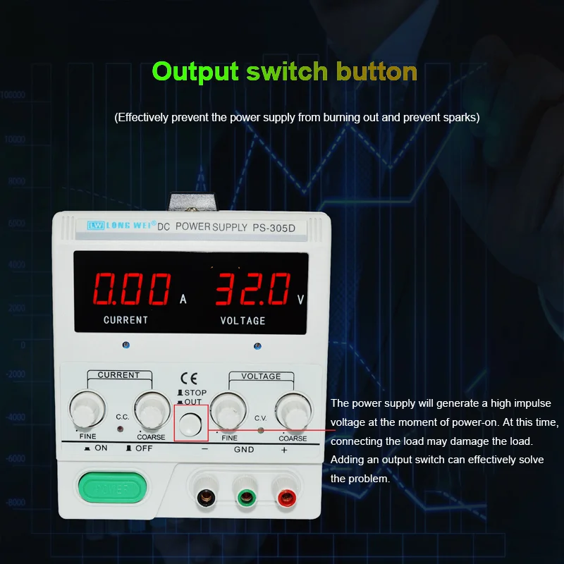 Longwei PS305D Power Supply - Reliable for Lab & Repair