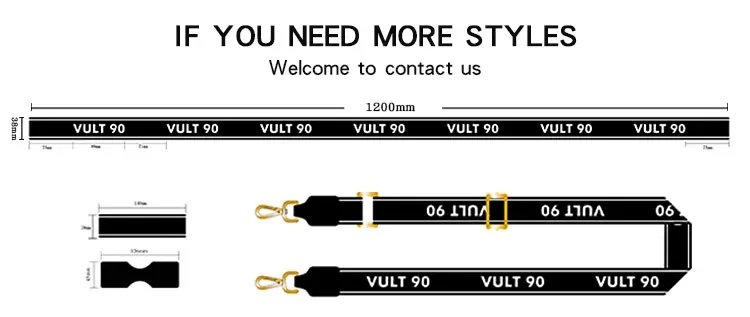 1 Custom Design Logo Detachable Bag Shoulder Strap Adjustable - Buy Bag ...