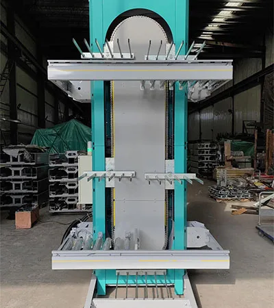 Small Box Continuous Handling and Conveying Equipment for Food Factories Fork-loaded Circulation ...
