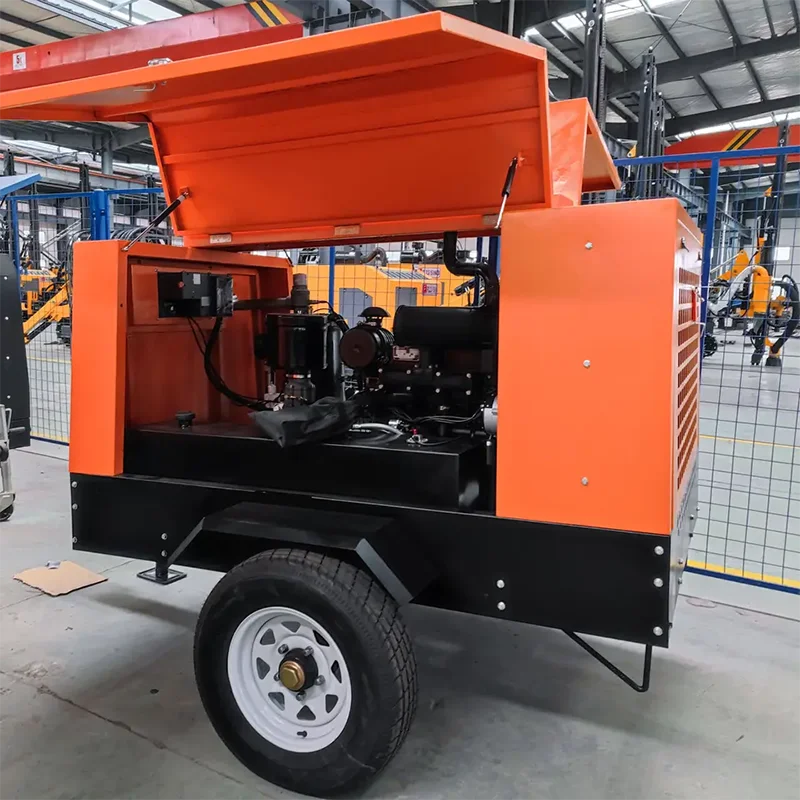 Airstone Portable Diesel Screw Air Compressor - 350 CFM