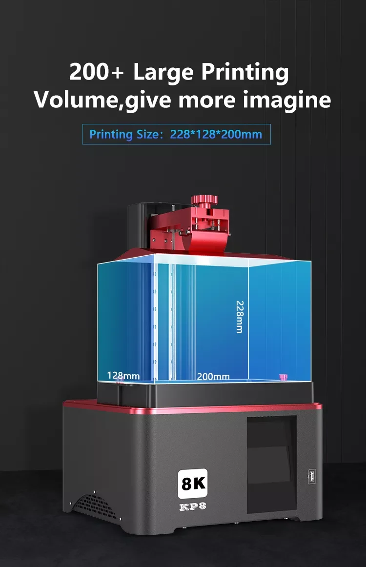 Twotrees Phrozen Sonic 4k 8k High Resolution 3d Resin Printer Kp8 Sla ...