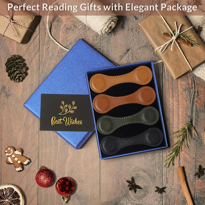 Personalized PU Magnetic Bookmarks - Custom Logo Gifts