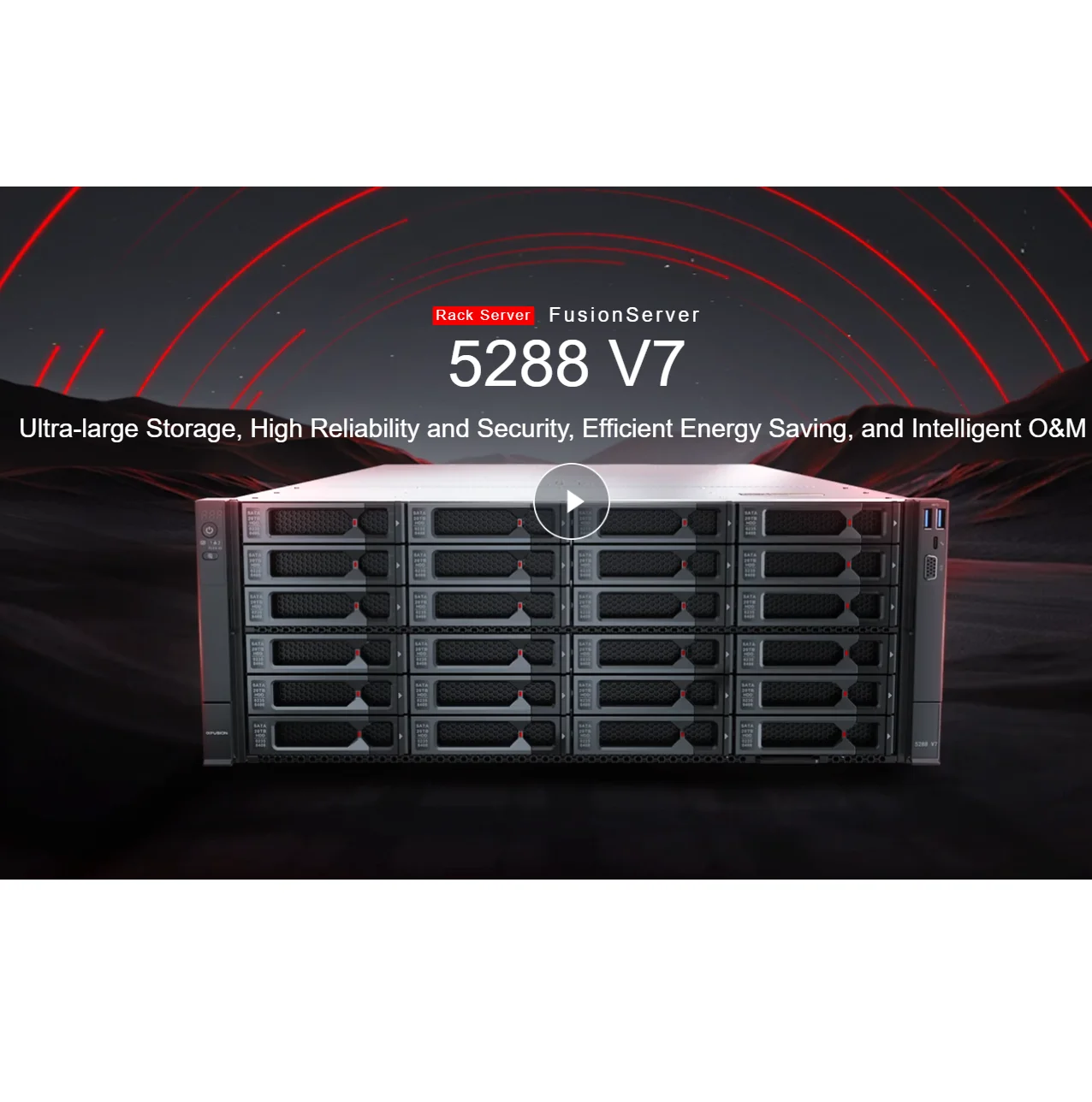 4U 2-socket Rack Server H100 with GPU FusionServer 5288 V7| Alibaba.com