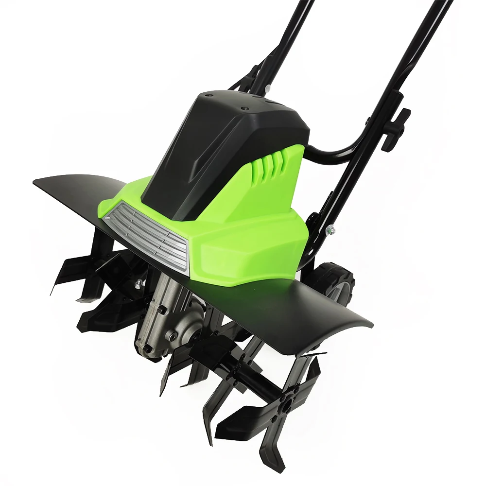 VERTAK Micro Garden Electric Power Tiller Cultivator Home Use Walk ...