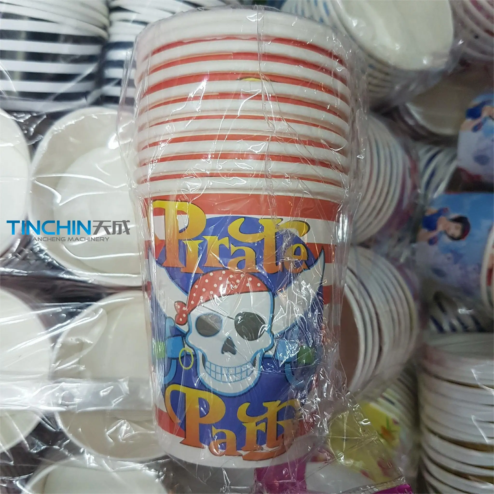 TINCHIN Automatic Disposable Plastic Paper Cup Manufacturing Paper Cup ...