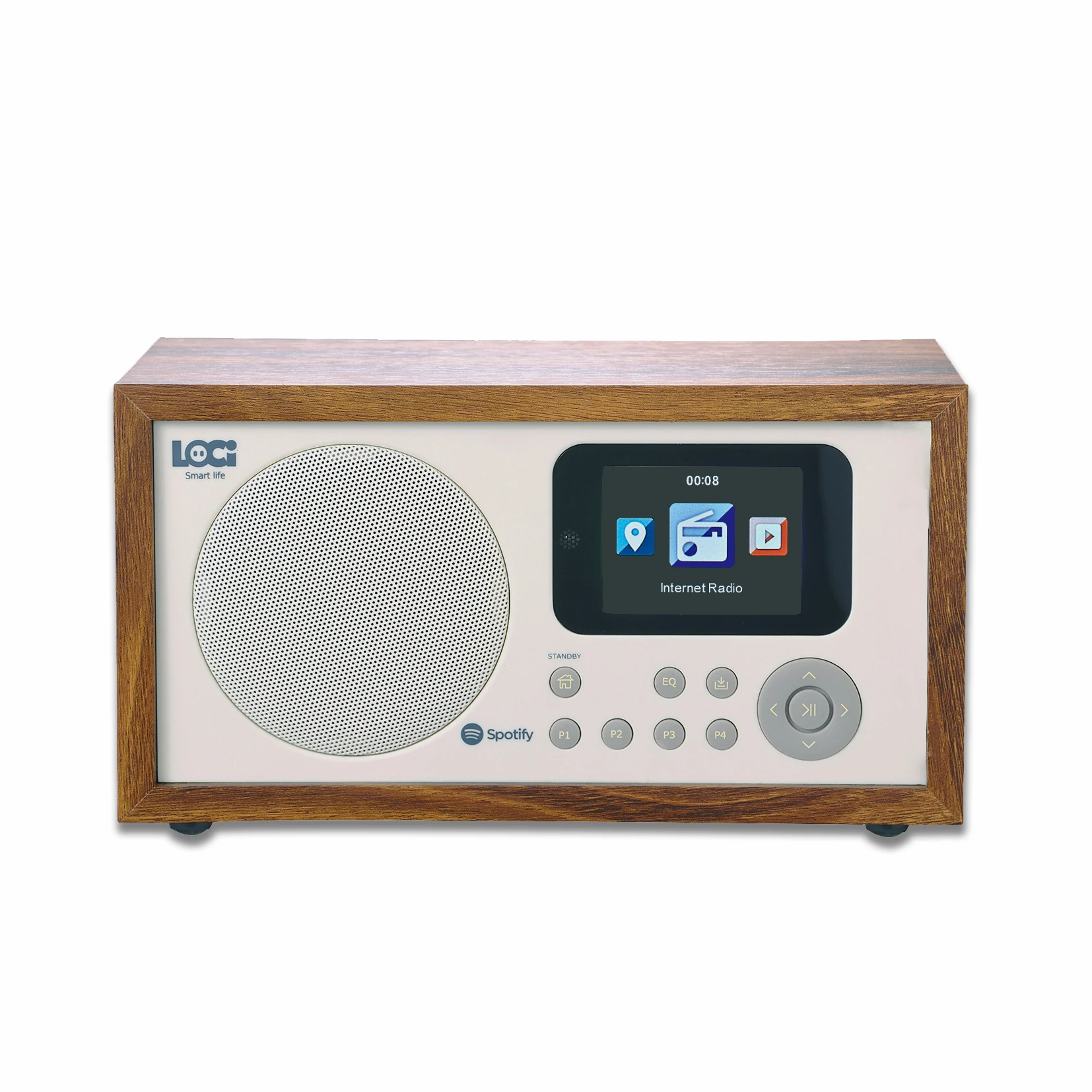 Internet Radio with Wireless Remote Control - Portable & Bluetooth
