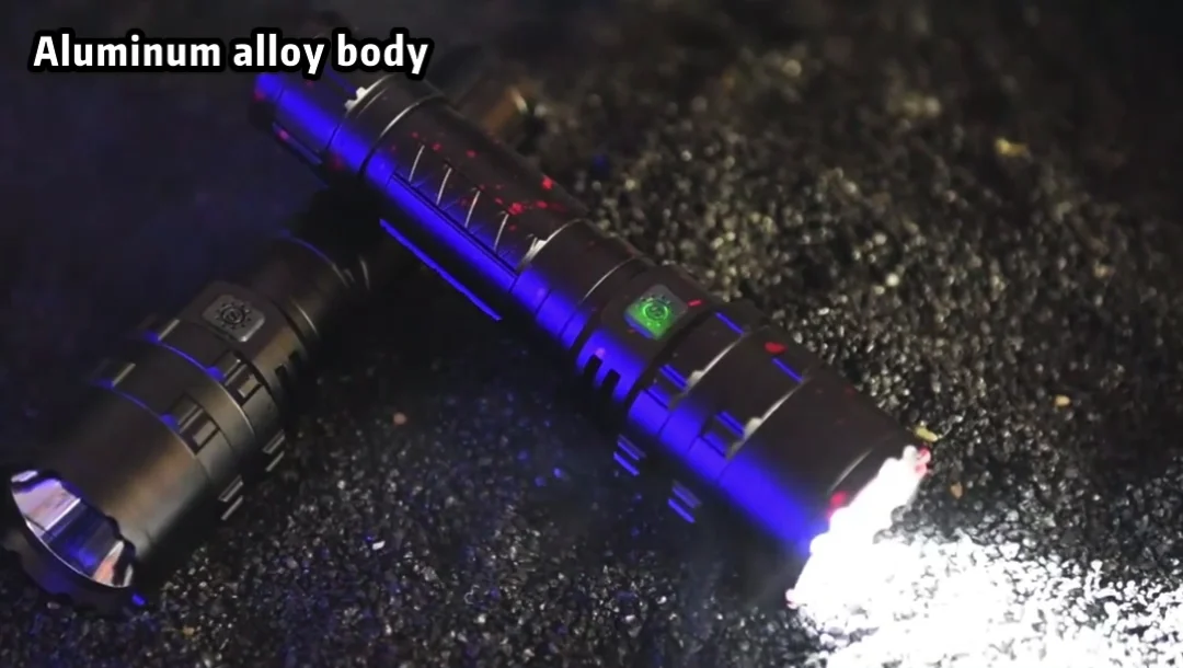 Yellow Blue Red Green Lens Filter Torch Kit 5 Color In 1 Tactical Flash ...