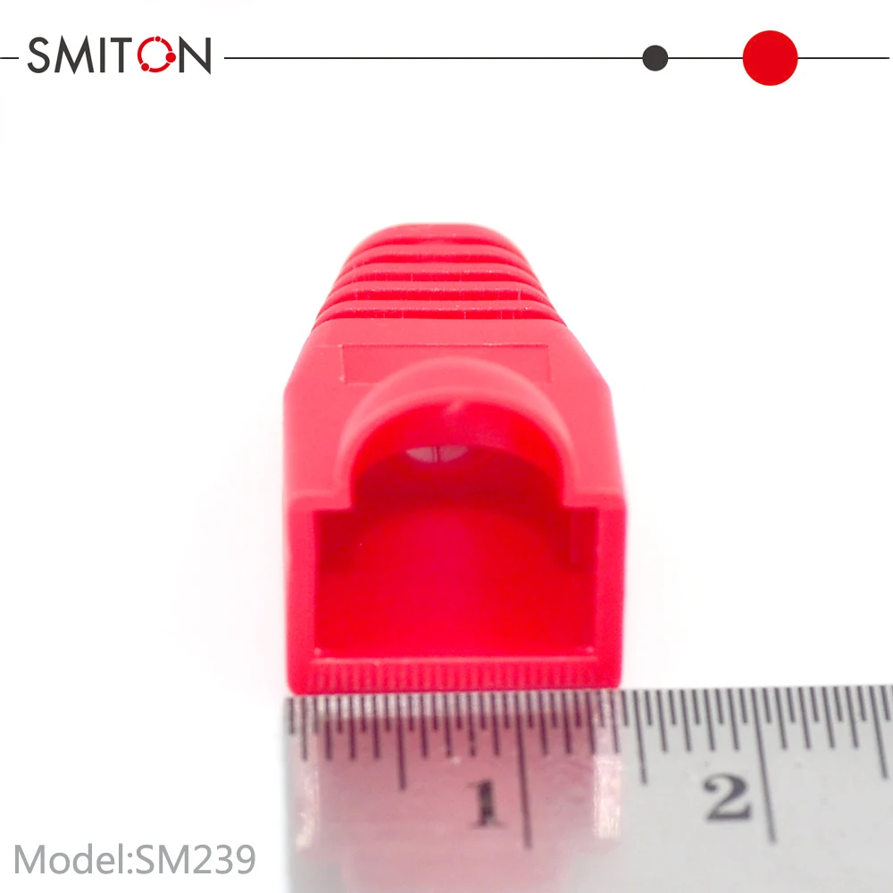 Network Rj45 Connector Boot Pvc Rj 45 Plug Cover 5.5mm 6.5mm Od Plug ...