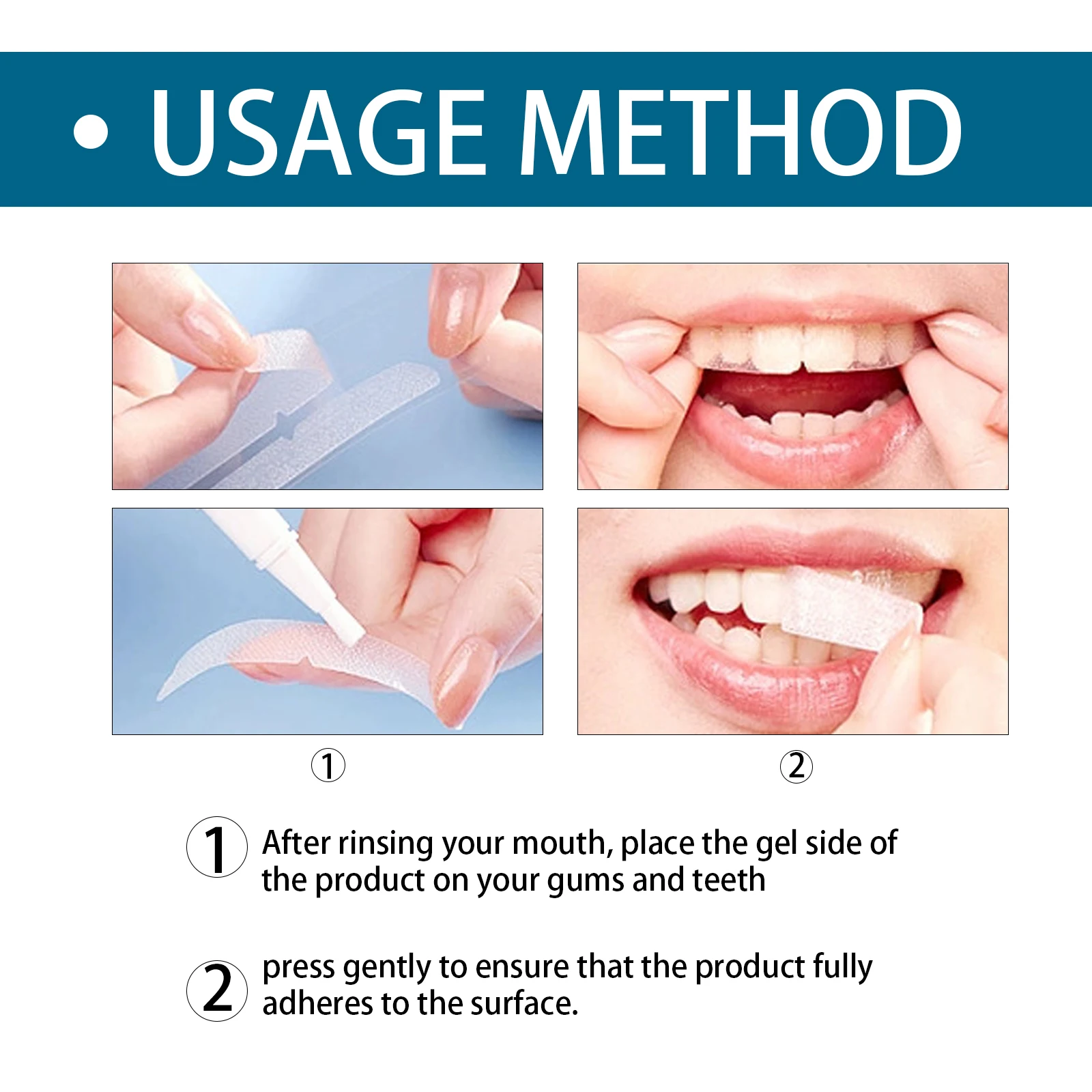 JAYSUING Gum Restoration Strip for Teeth Whitening - 7 Pairs Dental Kit