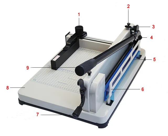 858A3 Heavy Duty Manual Guillotine Paper Cutter for A3