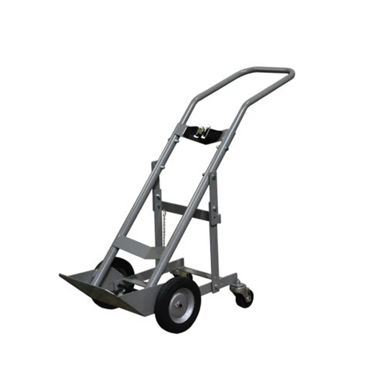 Jh-mech Oxygen Gas Cylinder Trolley 4 Wheels Stability Heavy-duty ...