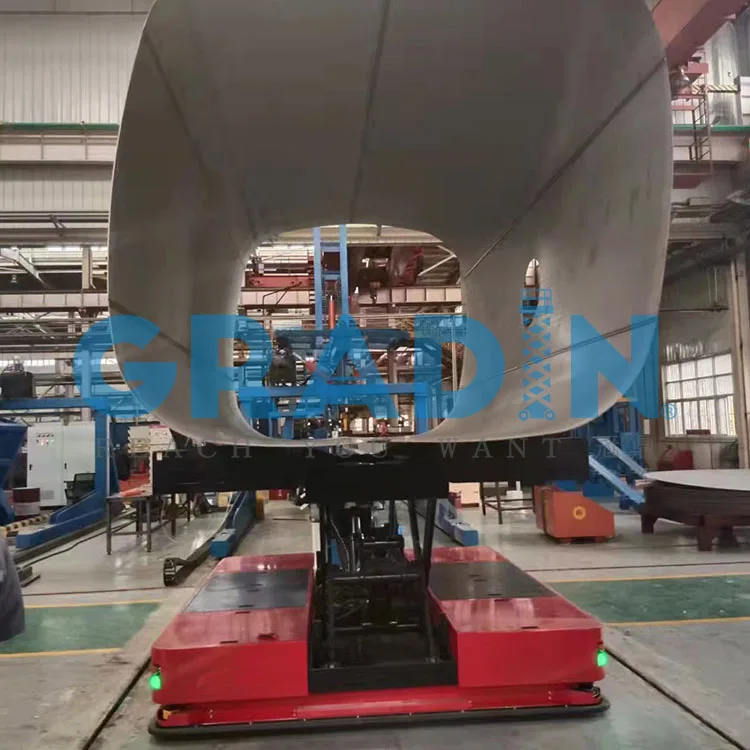 New Product 2024 Automated Guided Vehicle With Scissor Lift Table For ...