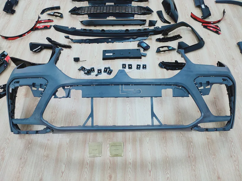 Auto Parts Body Kit X6M Style Front Rear Bumper Side Skirts for BMW X6 ...
