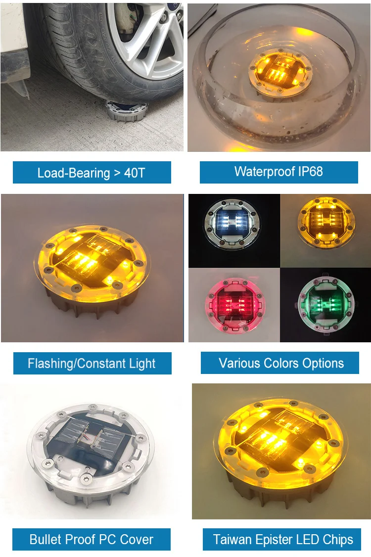 Solar Roadway Lighting LED Embedded Crosswalk Light - OEM | Wholesale