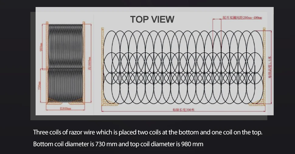 Stainless Steel Concertina Razor Blade Barbed Wire For 6d Razor Wire ...