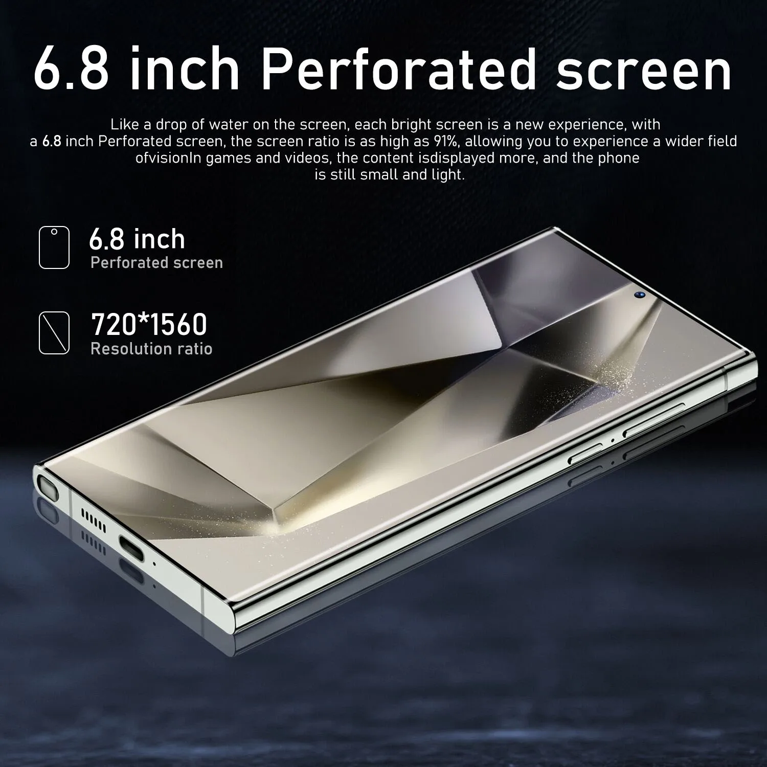 S24 Ultra Smartphone Large Screen 6.8-inch Mobile Phone 3gb+64gb ...