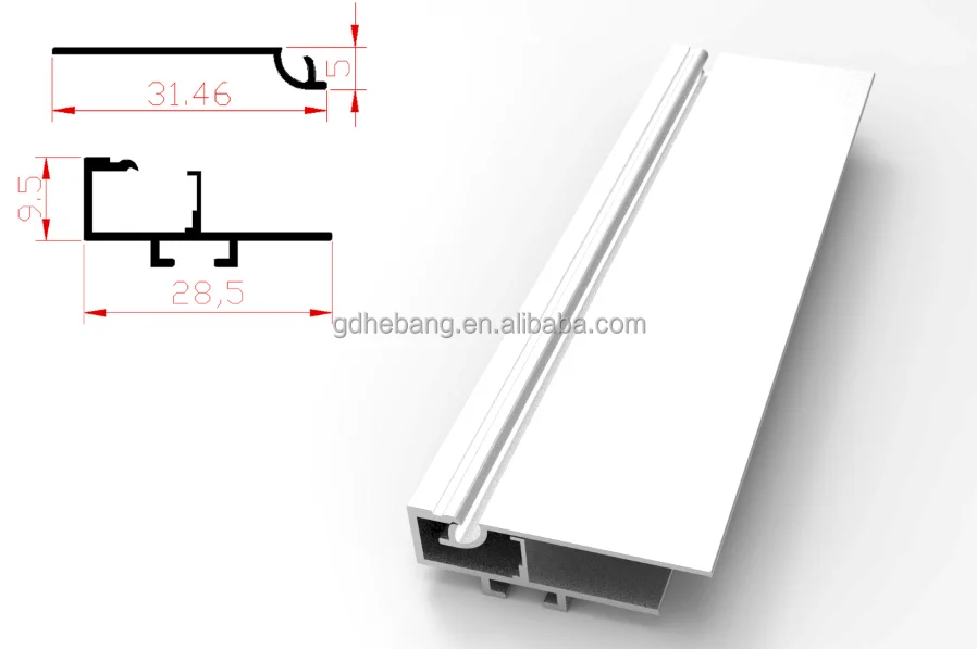 Outdoor Snap Frame Aluminum Extrusion Profile/lightbox Aluminium Frame ...