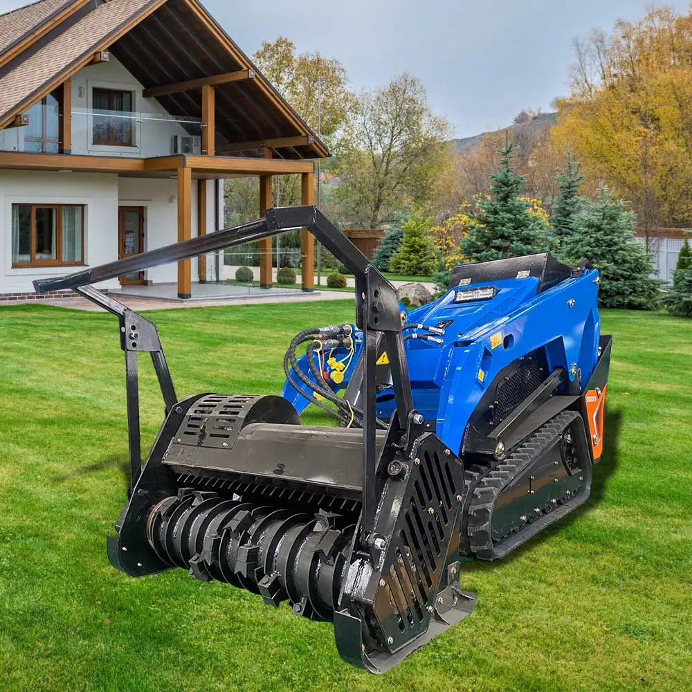 V1000 Skid Steer Loader High Quality Kubota engine Mini Skid Steer Farm ...