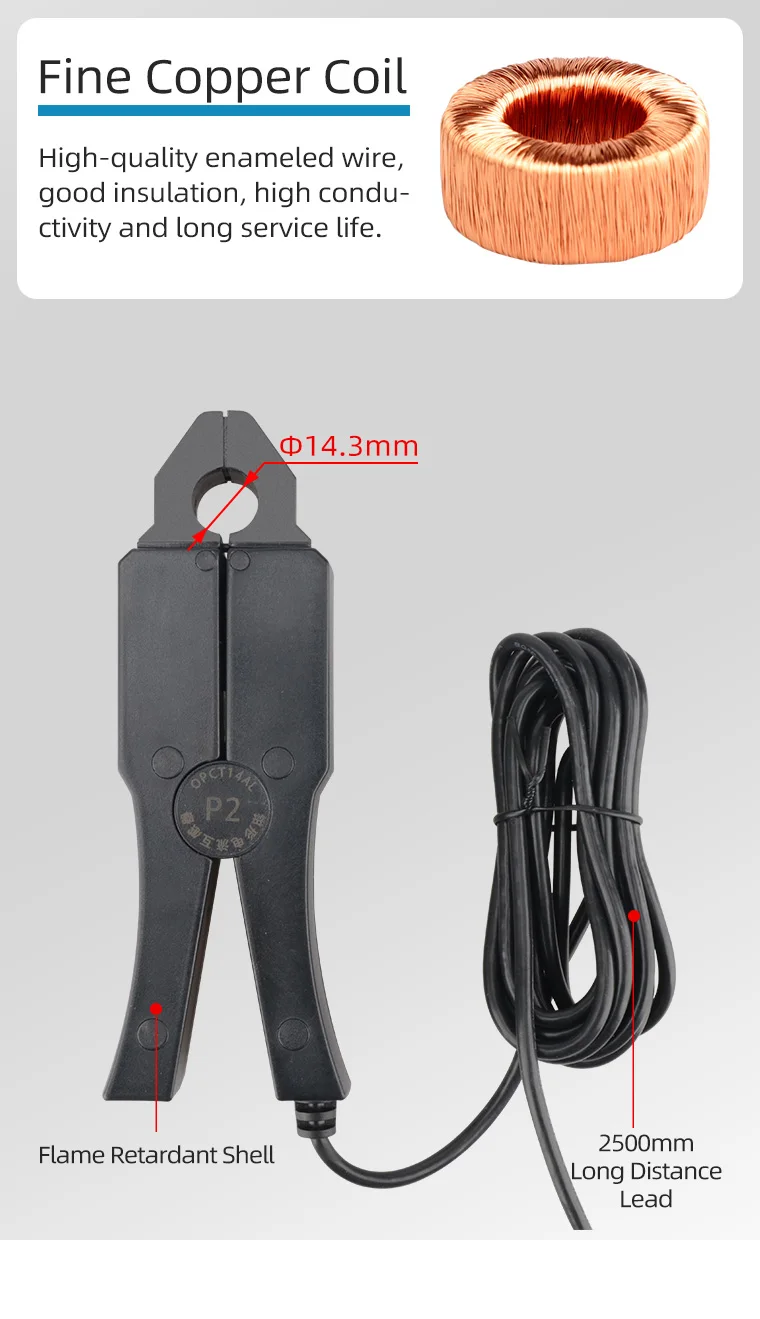 Precision Clamp Current Transformer Split Permalloy Core Open Type Ac