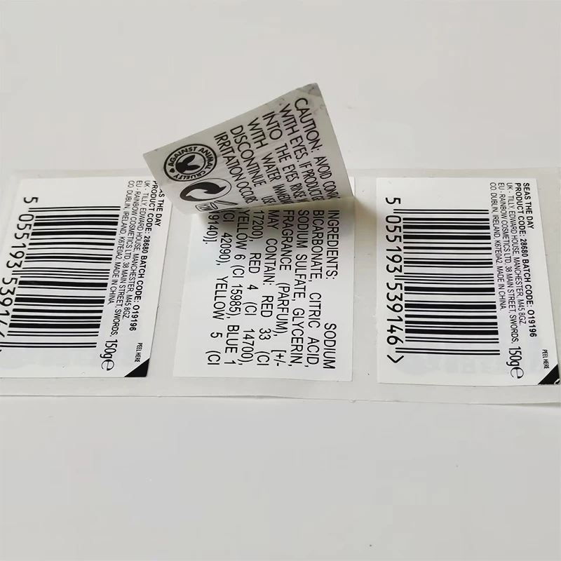 Peel And Reveal Label For Expanded Content Labels Sticker With ...