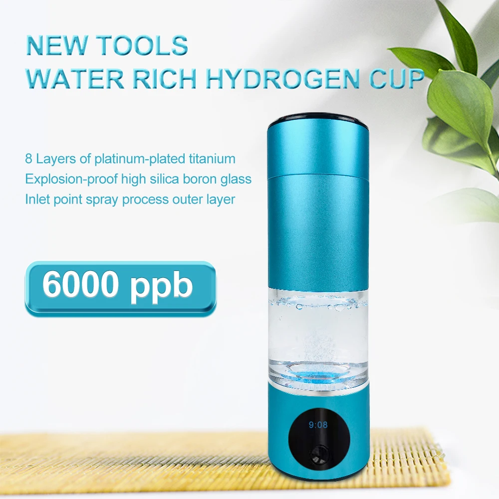 Hho Water Bottle Hydrogen Water Bottle Ionizer Hydrogen Water Generator ...