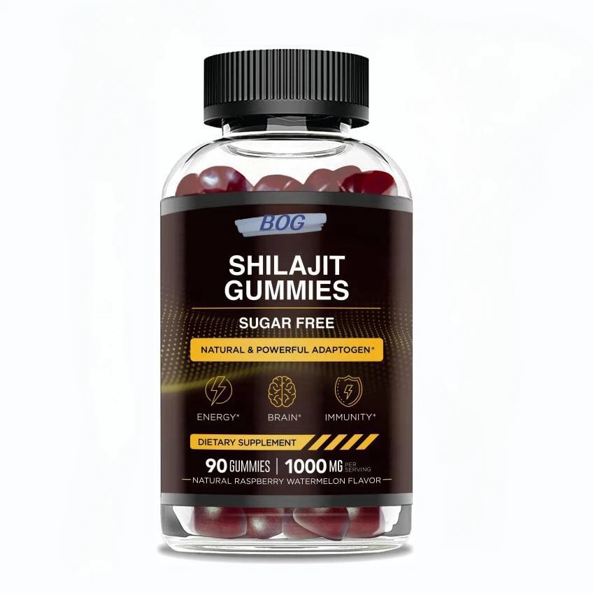OEM Organic Himalayan Shilajit Gummies Ashwagandha 105+ Trace Minerals ...
