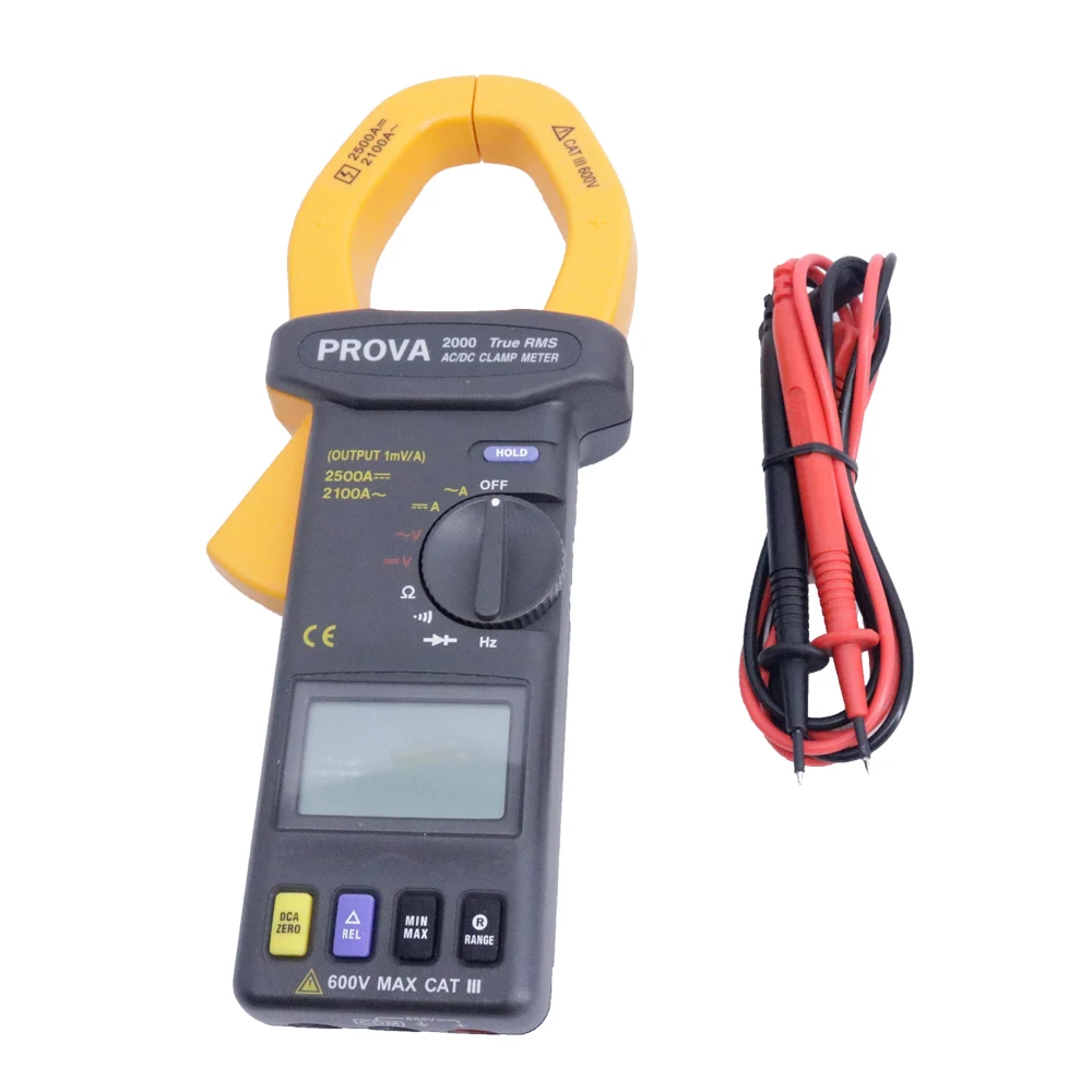 Prova-2000 Ac/dc Clamp Meter Digital Clamp Meter With True Rms ...
