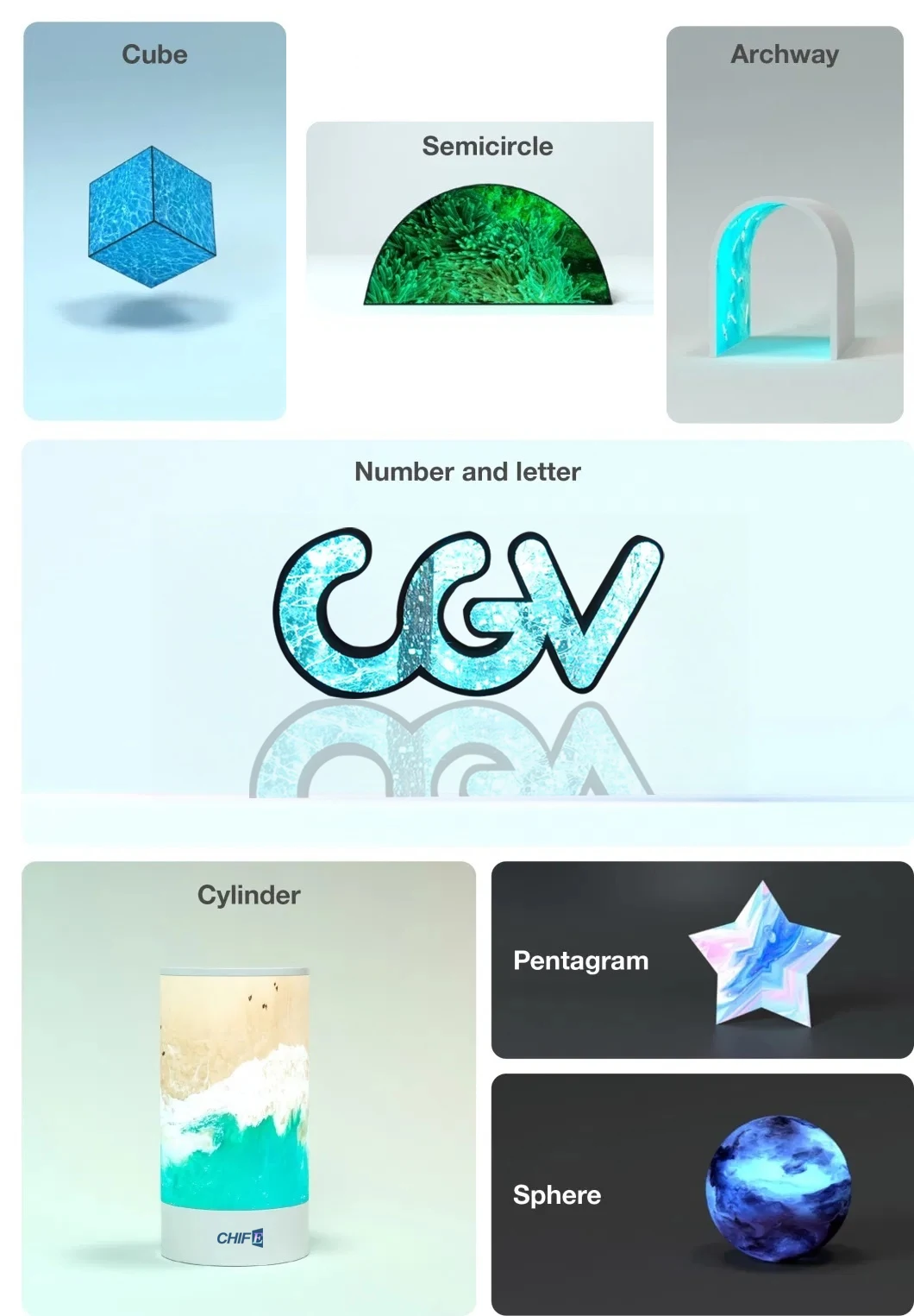 Innovate LED Panels Customized Design Module Popular Creative Display ...